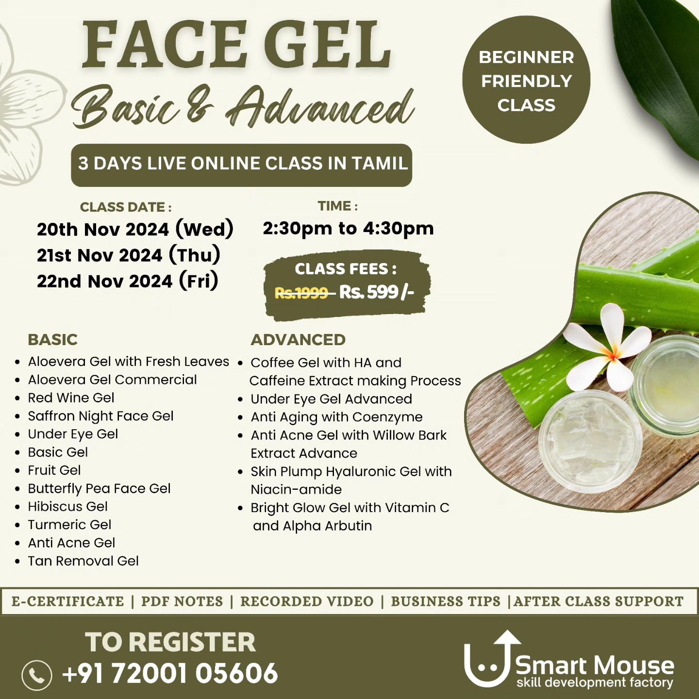 Face Gel Basic and Advanced Online Class | Face Gel Basic and Advanced ...